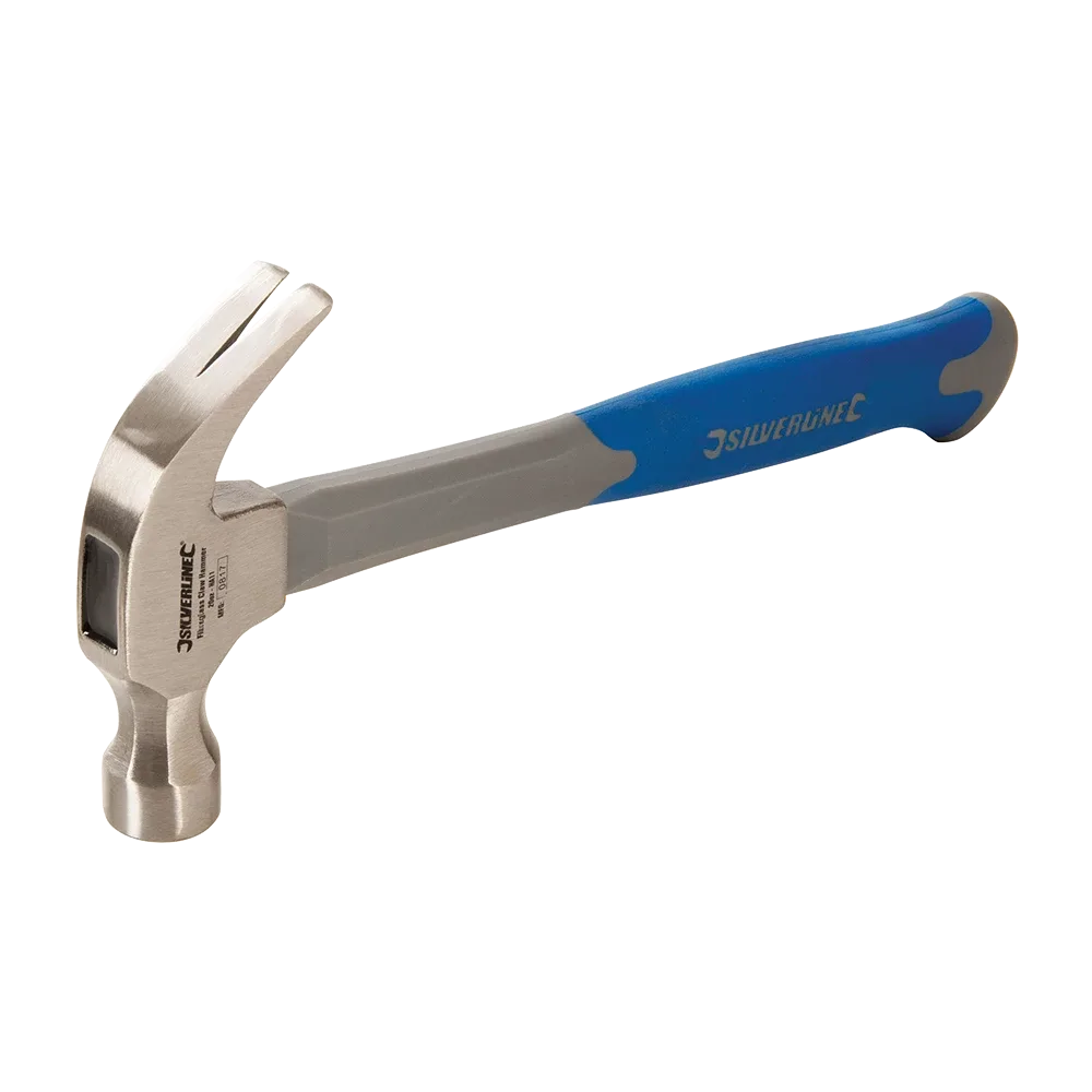 Decking Supplies | Silverline Claw Hammer Fibreglass 16oz (454g)
